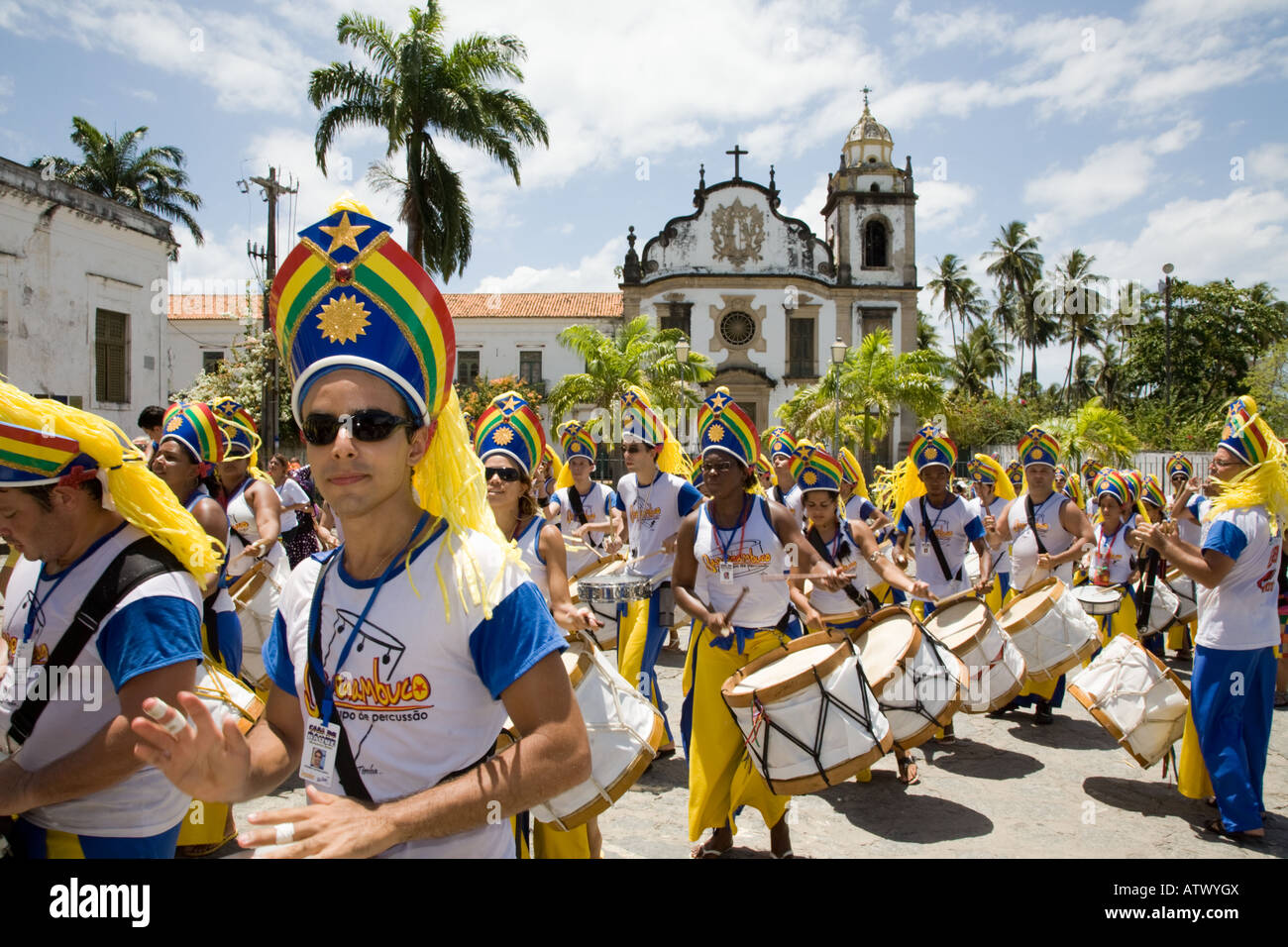 Street Carnival in Olinda near Recife, Pernambuco, Brazil Stock Photo ...