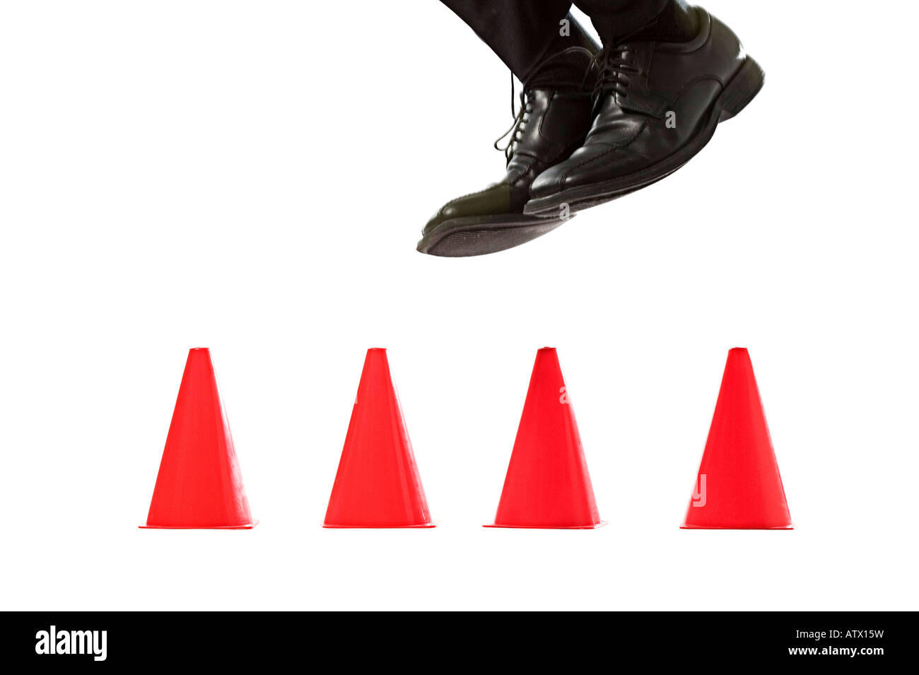 Jumping barriers hi-res stock photography and images - Alamy