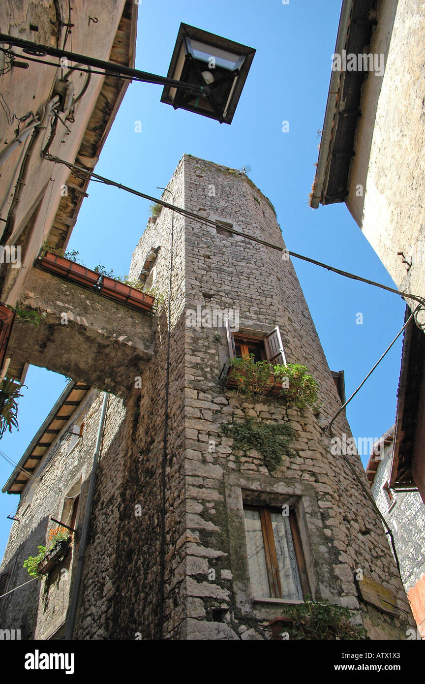 Foreshortening Sermoneta Lazio Italy Stock Photo - Alamy