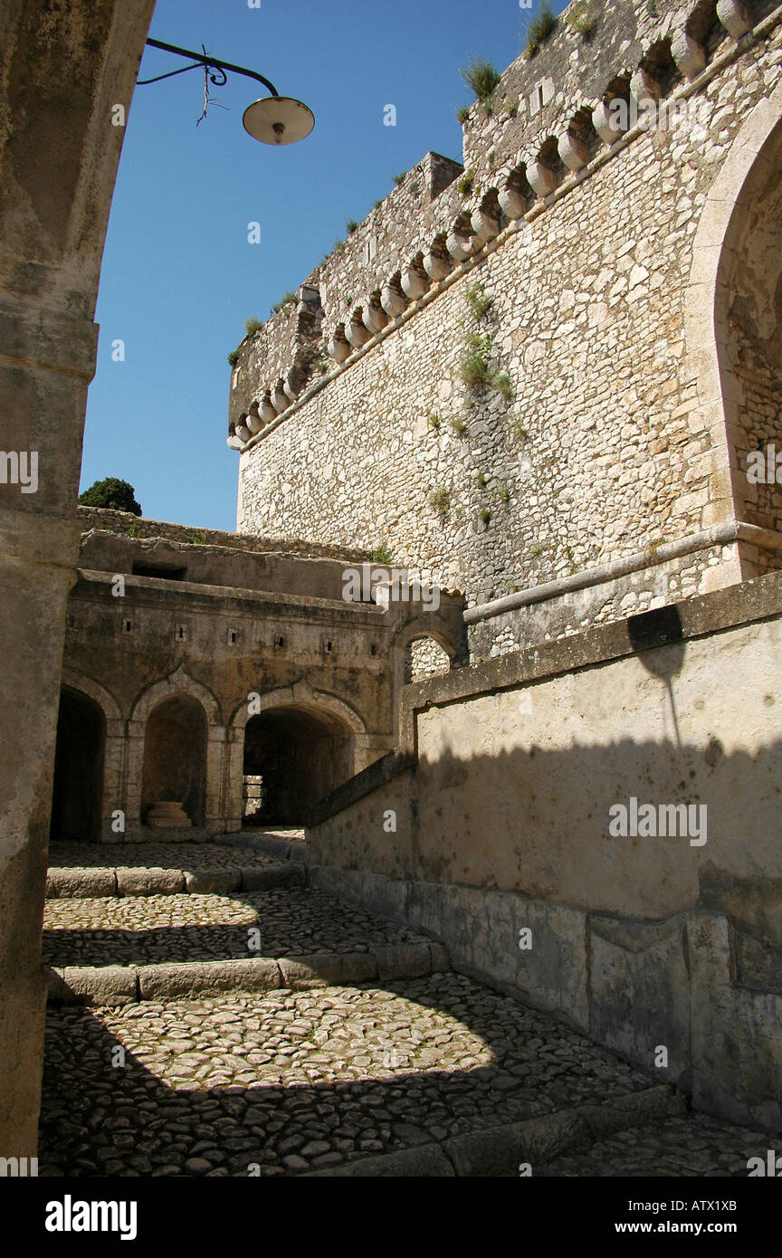 Caetani castle Sermoneta Lazio Italy Stock Photo - Alamy