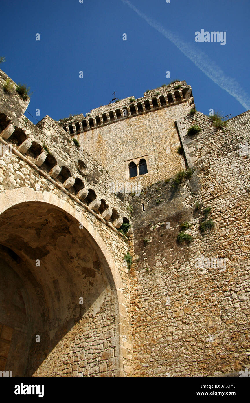 Caetani castle Sermoneta Lazio Italy Stock Photo - Alamy