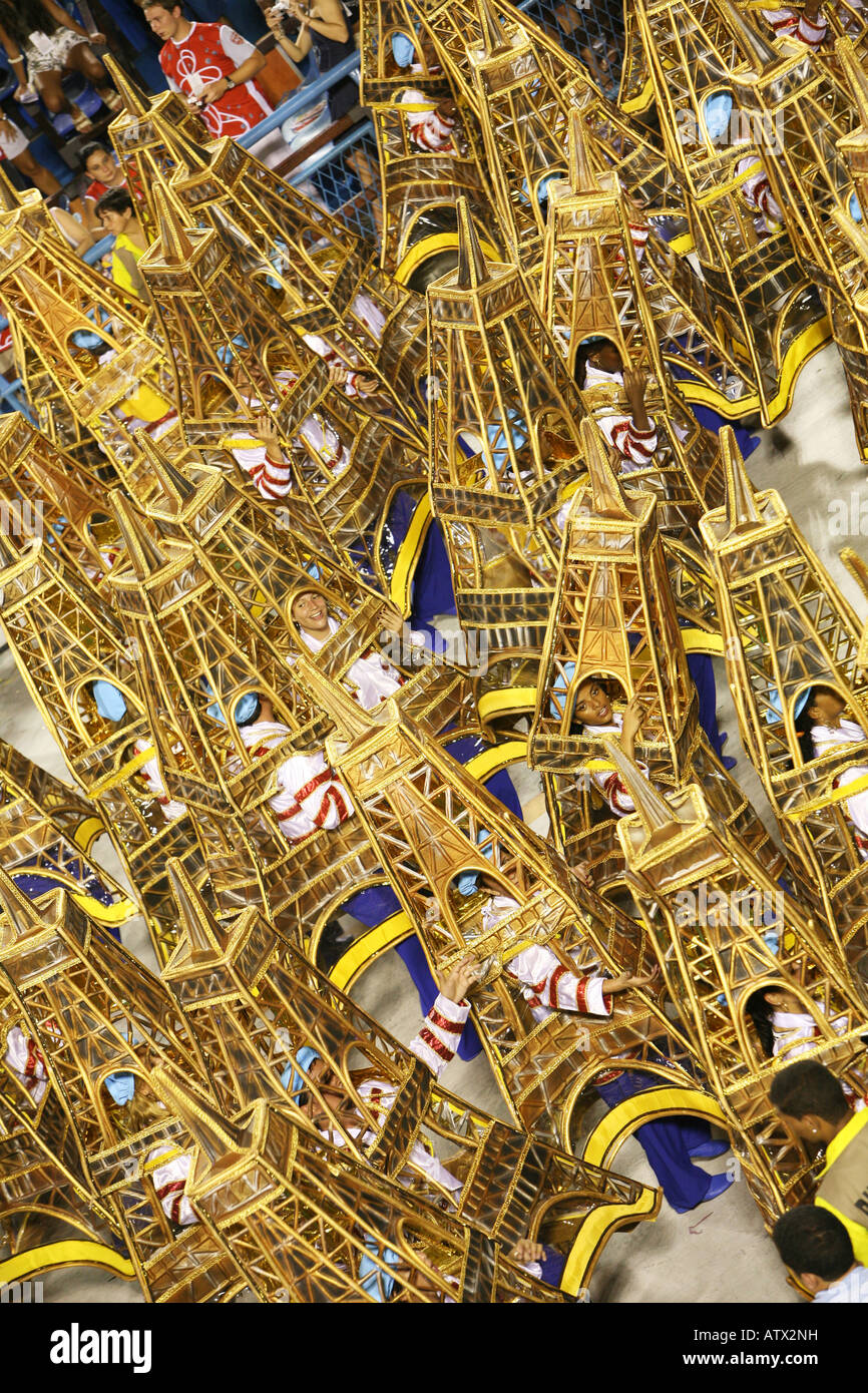 Detail of amazing Eiffel tower costumes of exhibitors and dancers on ...