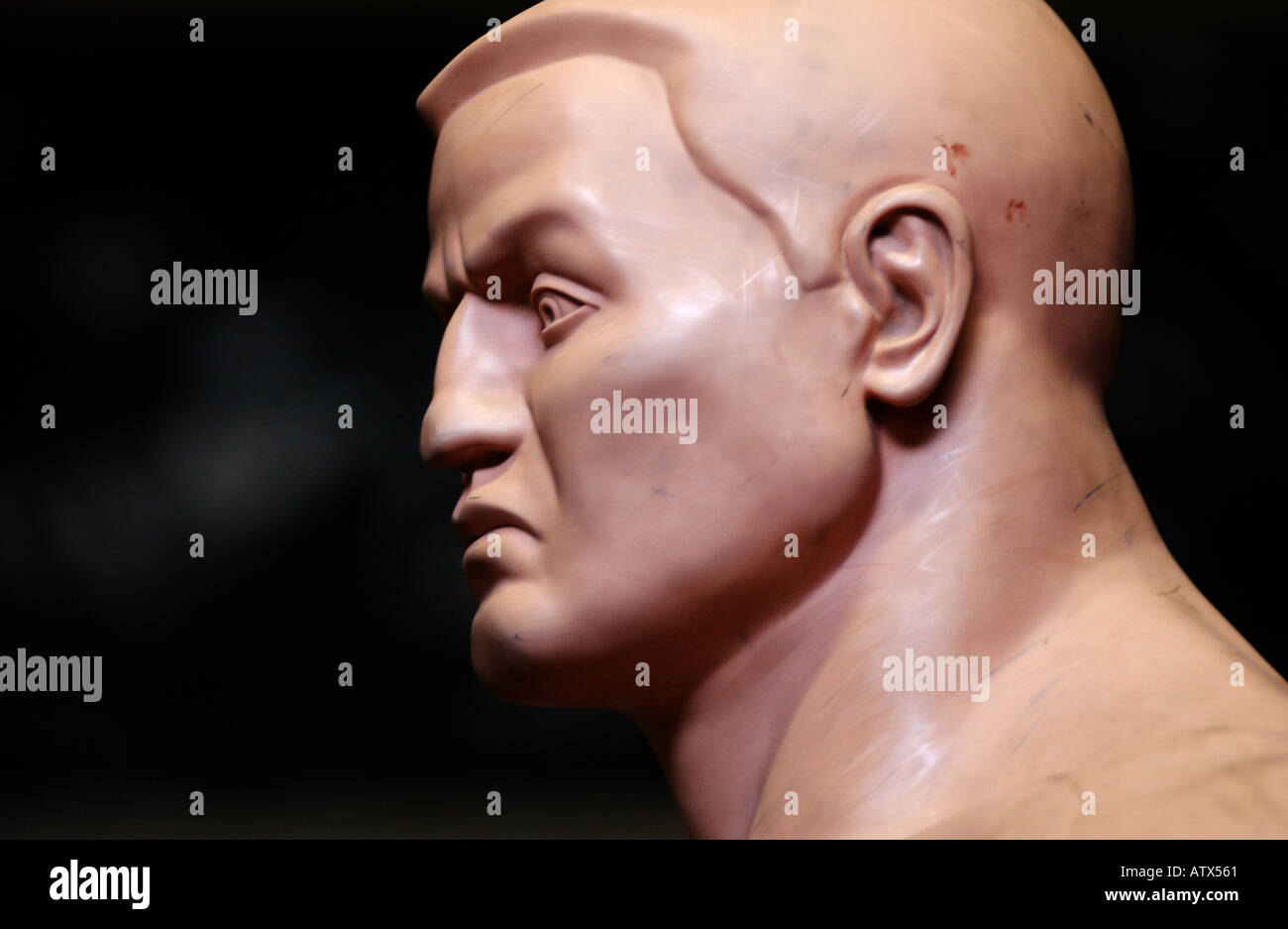 Model of a bad guy used by the UK army for training Stock Photo - Alamy