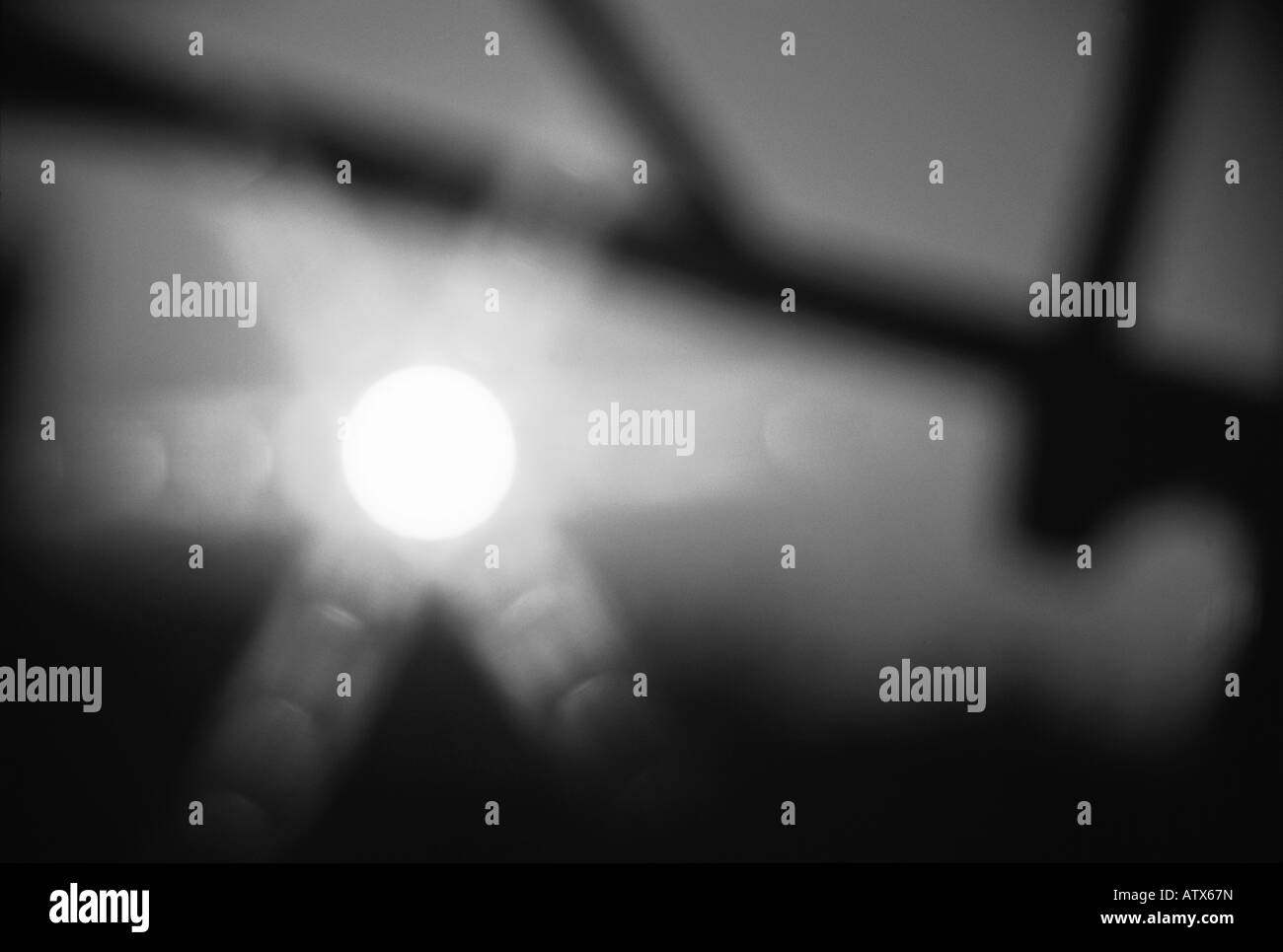 SUN BEHIND BARS Stock Photo - Alamy