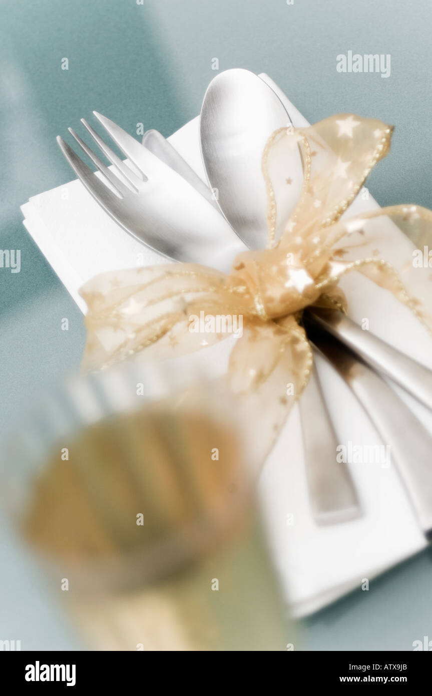 Silverware and glassware hi-res stock photography and images - Alamy