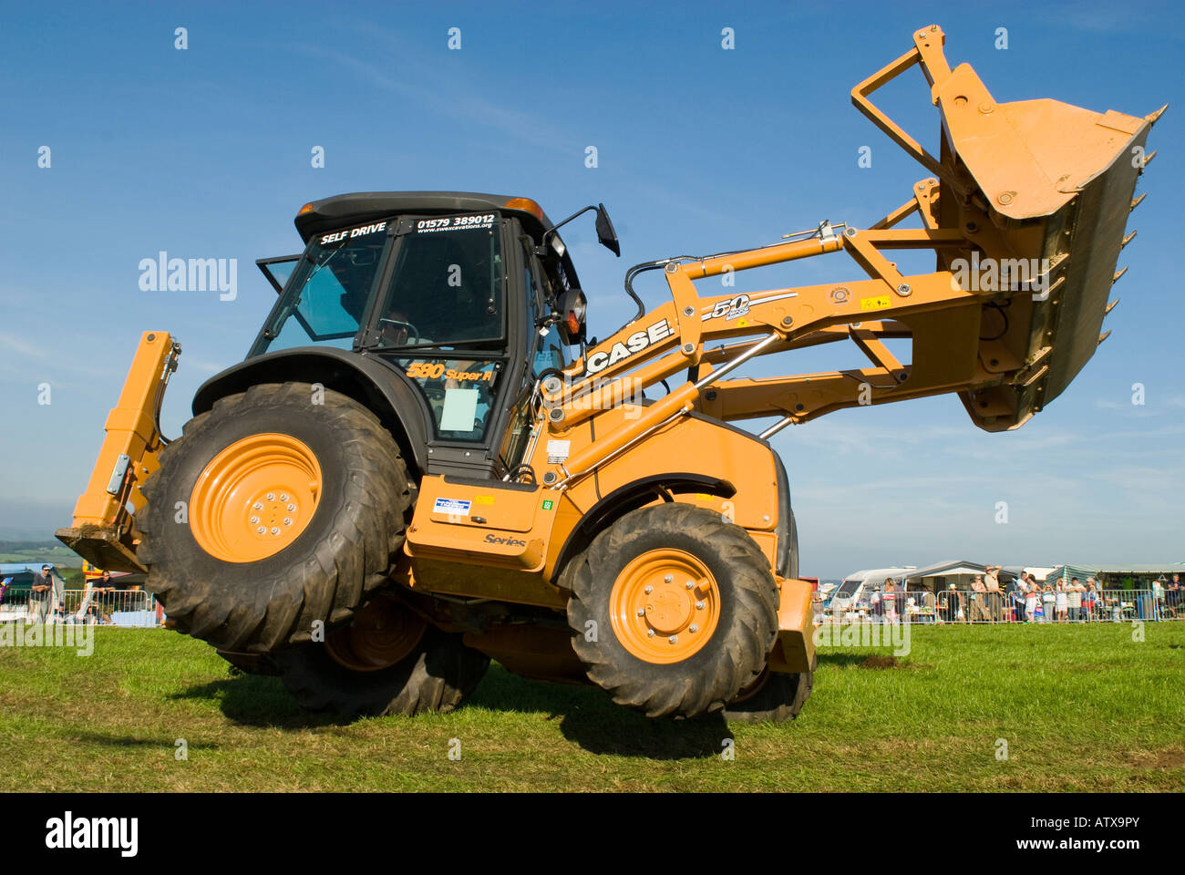 'Digger Dancing' at Lanlivery Summer Fayre, Cornwall. 2007 Stock Photo ...