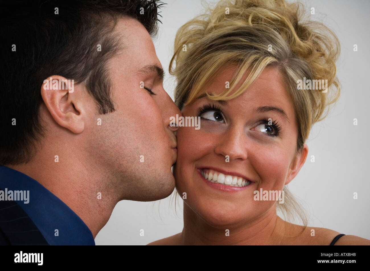 Man kissing woman Stock Photo - Alamy Man kissing woman Stock Photo - Alamy
