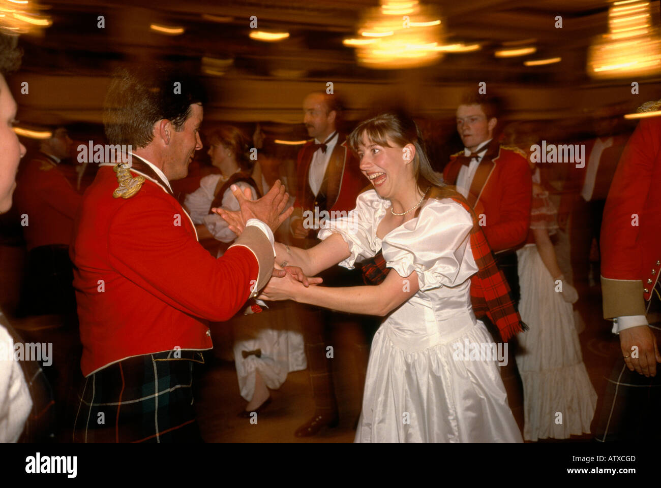Highland dancing at the Royal Caledonian Ball in London Stock Photo - Alamy