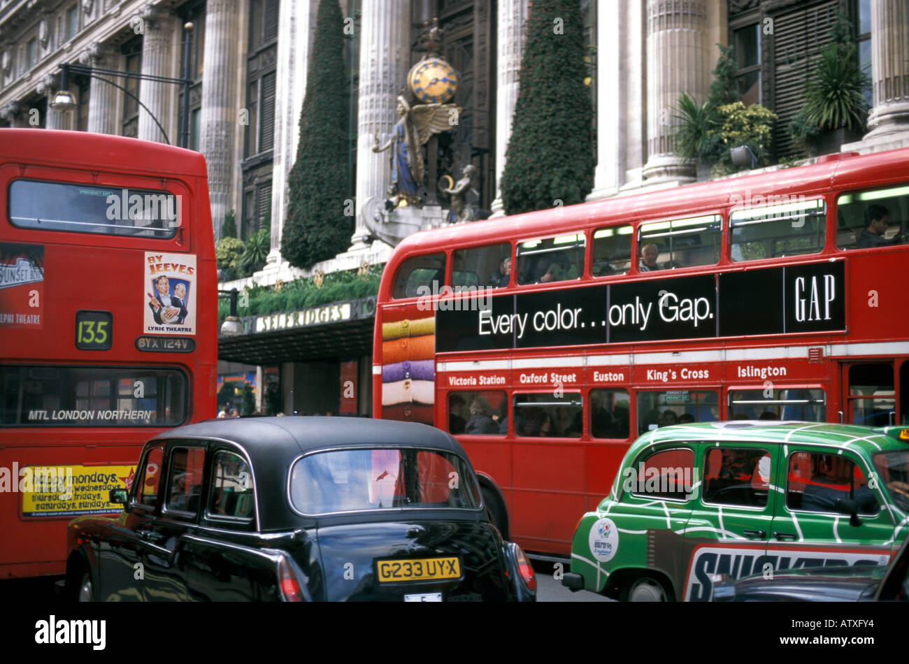 Traffic jam London England UK Europe Stock Photo - Alamy
