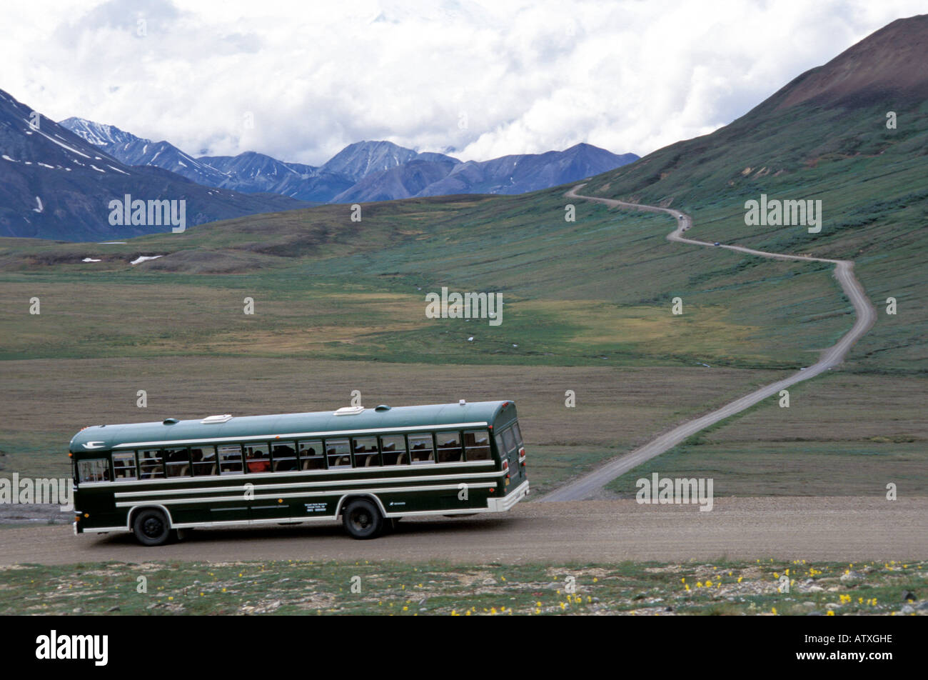 Denali national park bus hi-res stock photography and images - Alamy