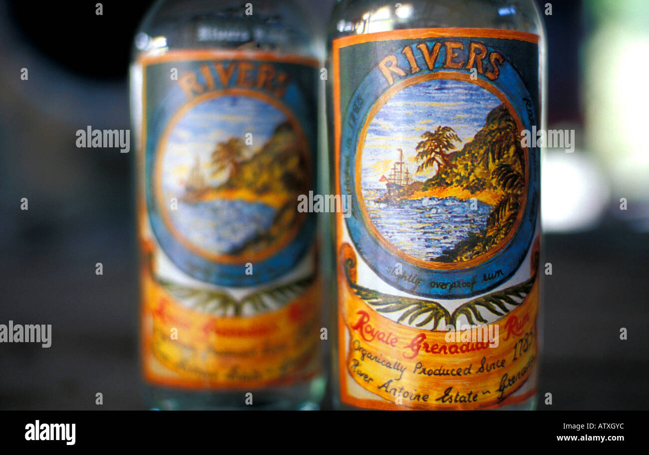Rhum Grenada island Caribbean Central America Stock Photo - Alamy