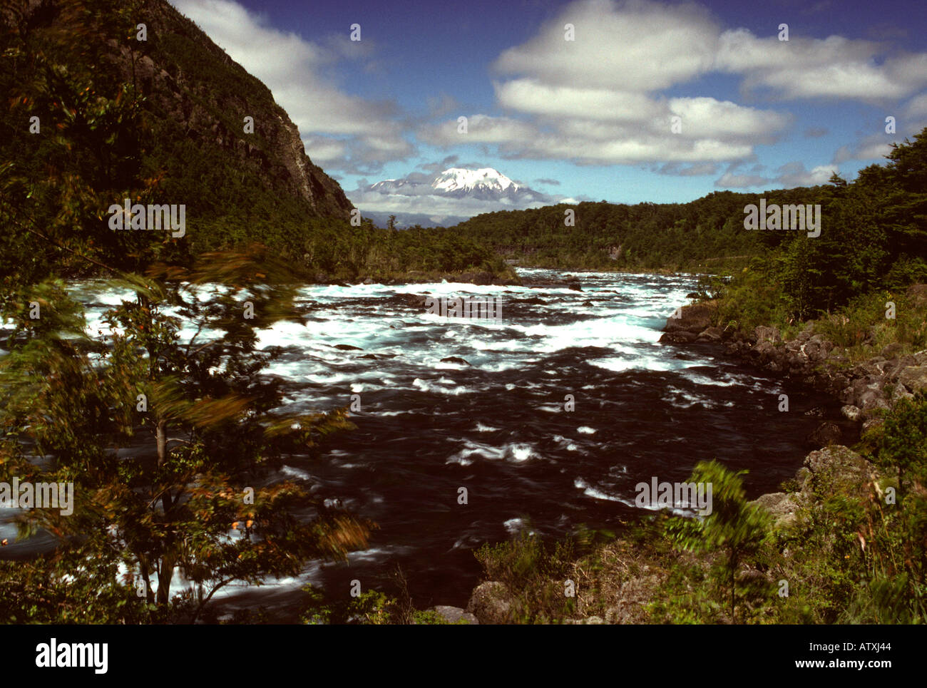river petrohue, chile Stock Photo - Alamy