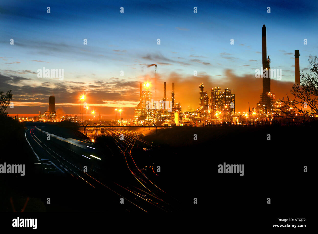 Oil Refinery , Conoco-Phillips uk Stock Photo - Alamy