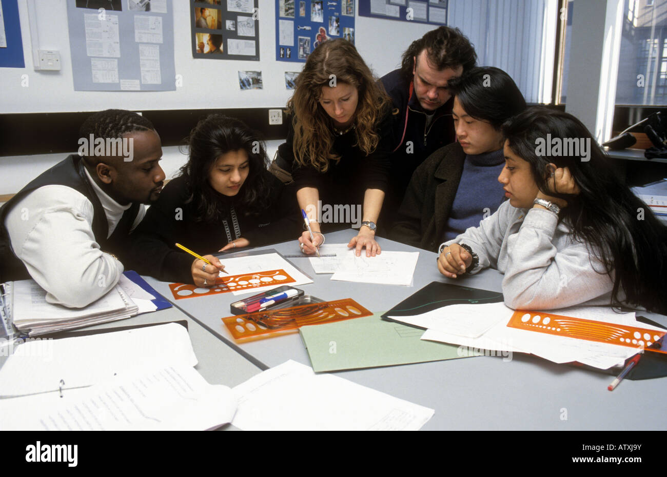 University of Westminster tutorial group Stock Photo - Alamy