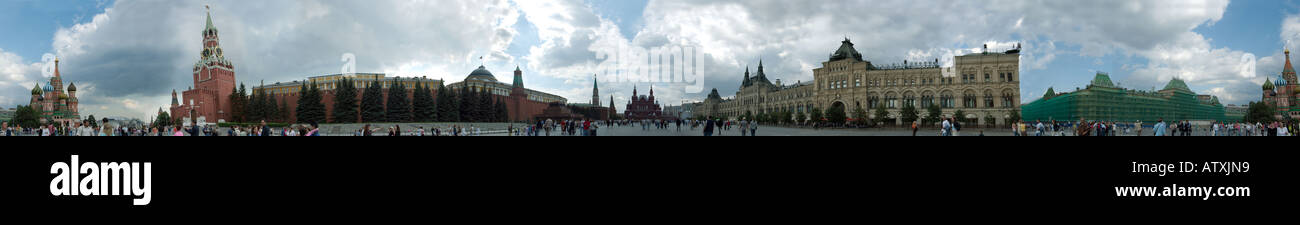 360 degrees of Red Square in Moscow Stock Photo - Alamy