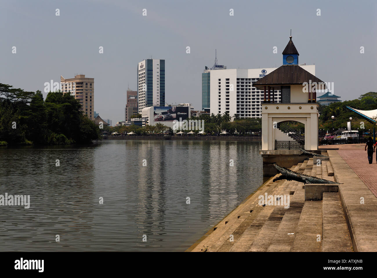 The Kuching Riverfront Stock Photo - Alamy