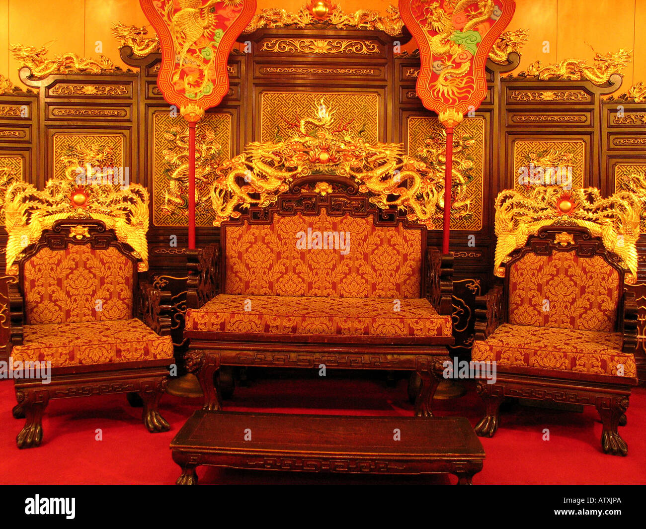 Interiors Jumbo floating restaurant Aberdeen Harbour Hong Kong China ...