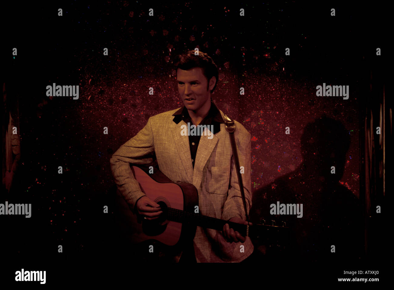 Elvis Presley statue Madame Tussaud s Wax Museum Victoria Peak Hong ...