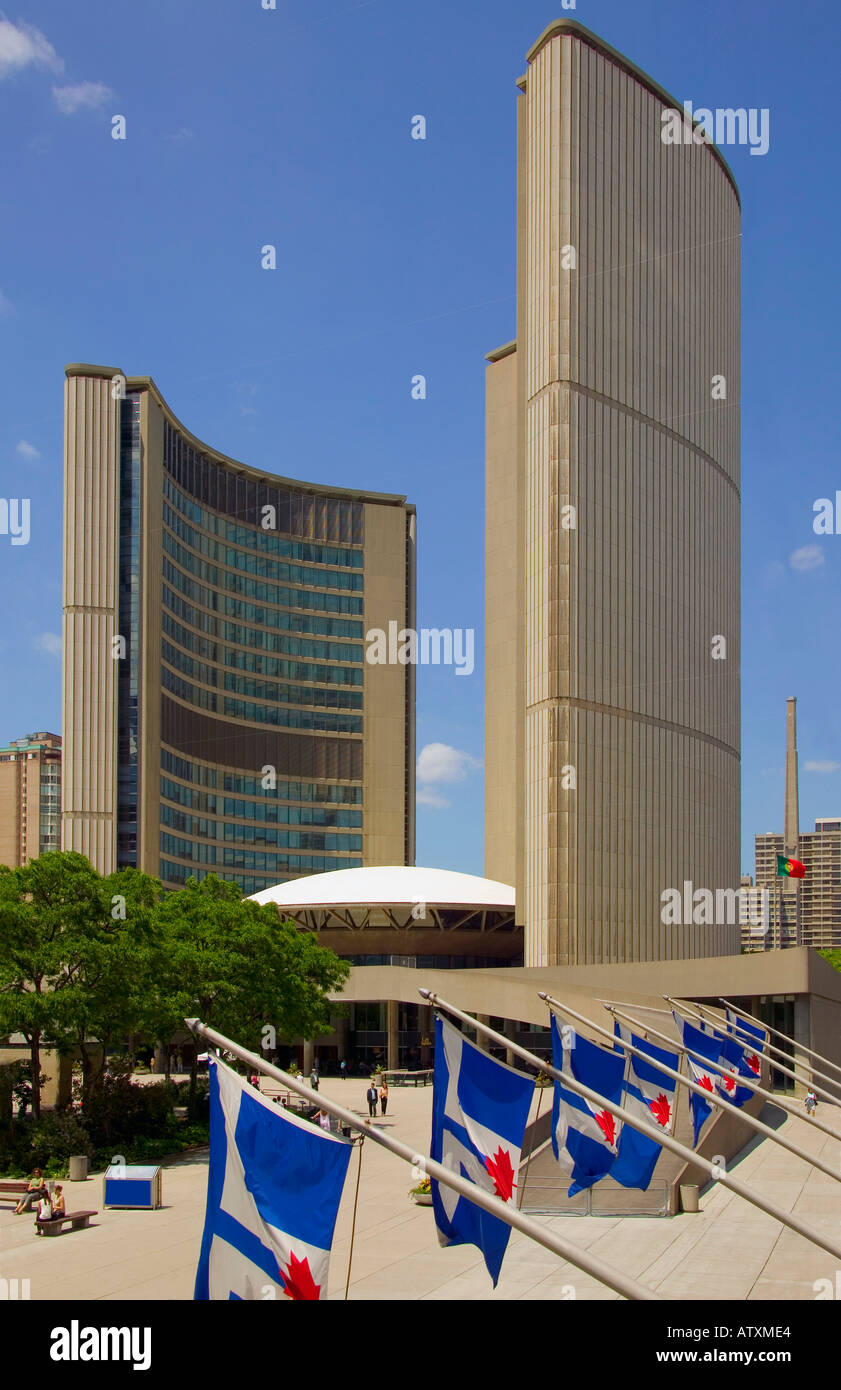 Toronto pride flag city hall hi-res stock photography and images - Alamy