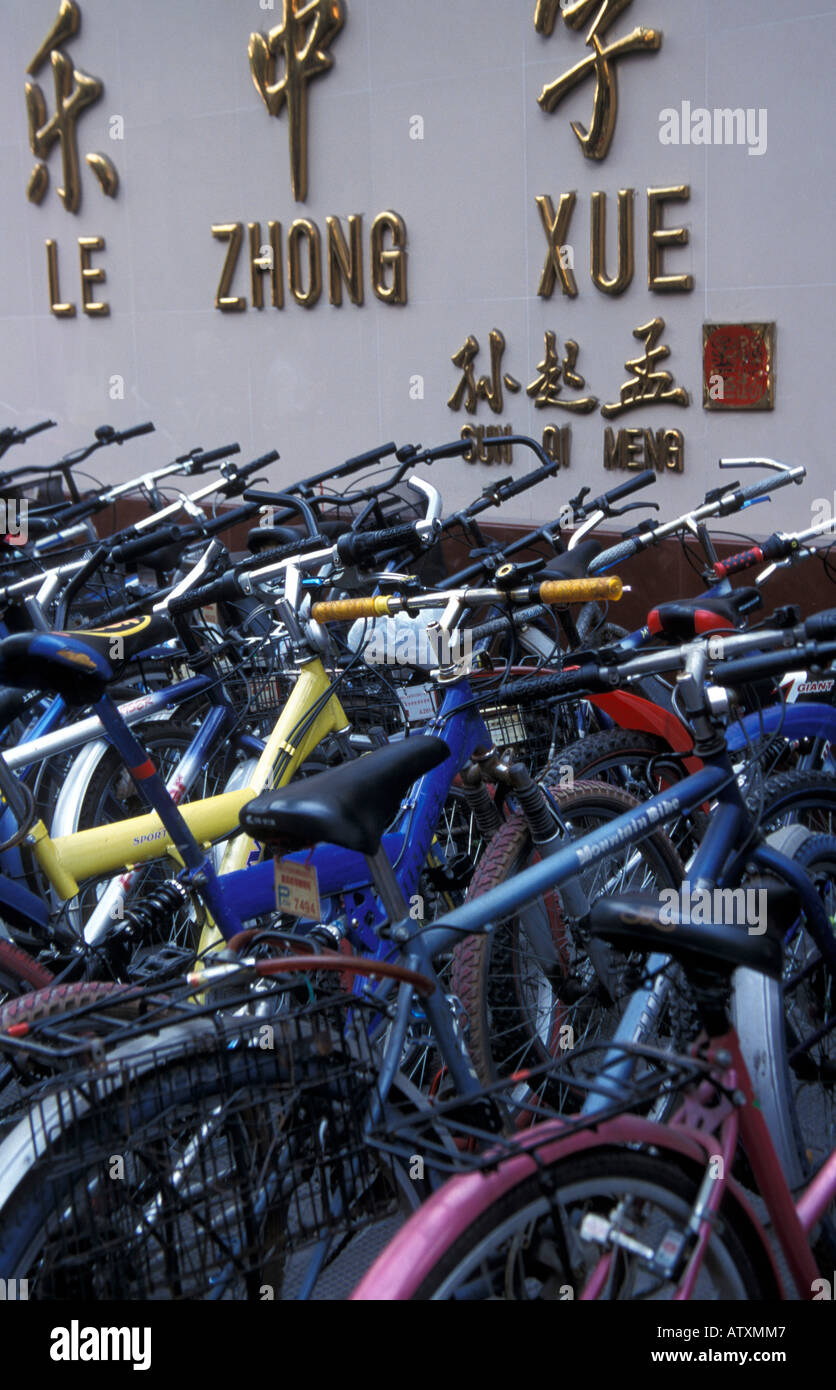 Parking area Shanghai China Asia Stock Photo - Alamy