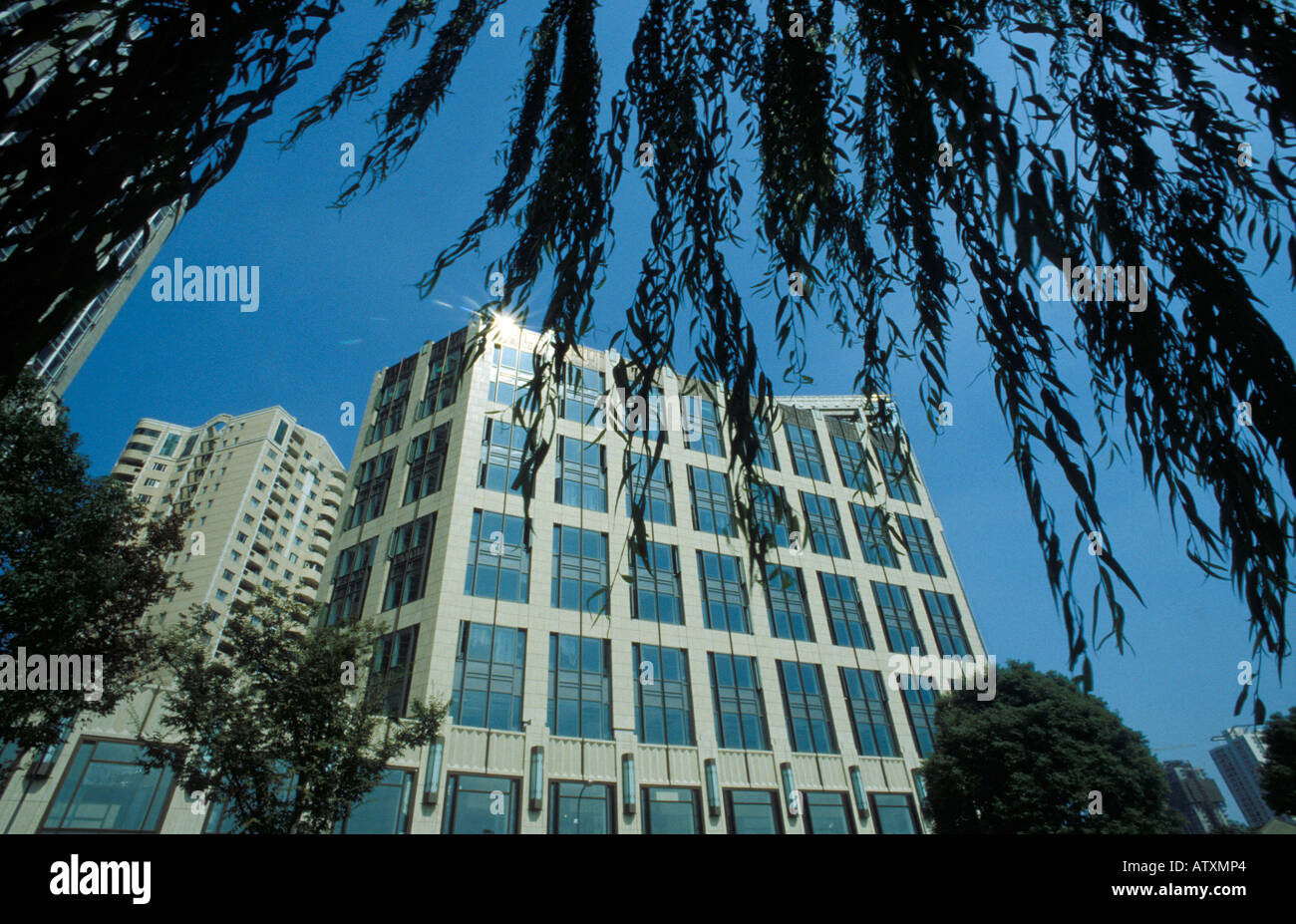 Modern building Shanghai China Asia Stock Photo - Alamy