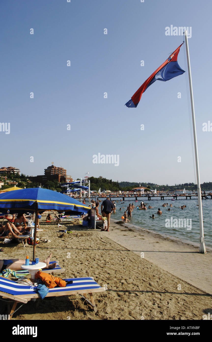 Portoroz beach hi-res stock photography and images - Alamy