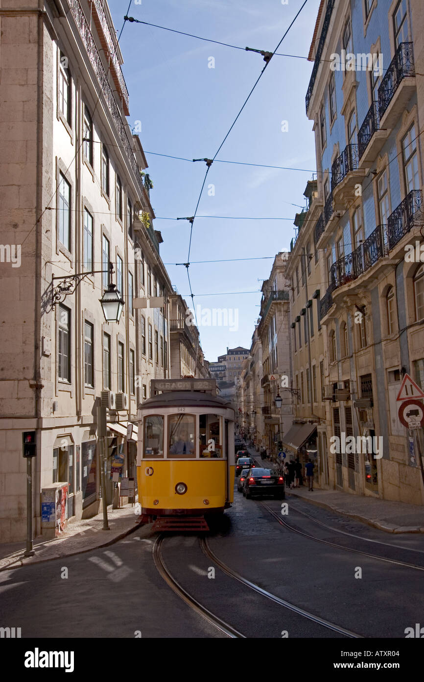 Lisbon Trolley Portugal Stock Photo - Alamy