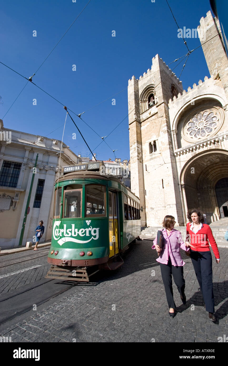 Lisbon trolleys hi-res stock photography and images - Alamy