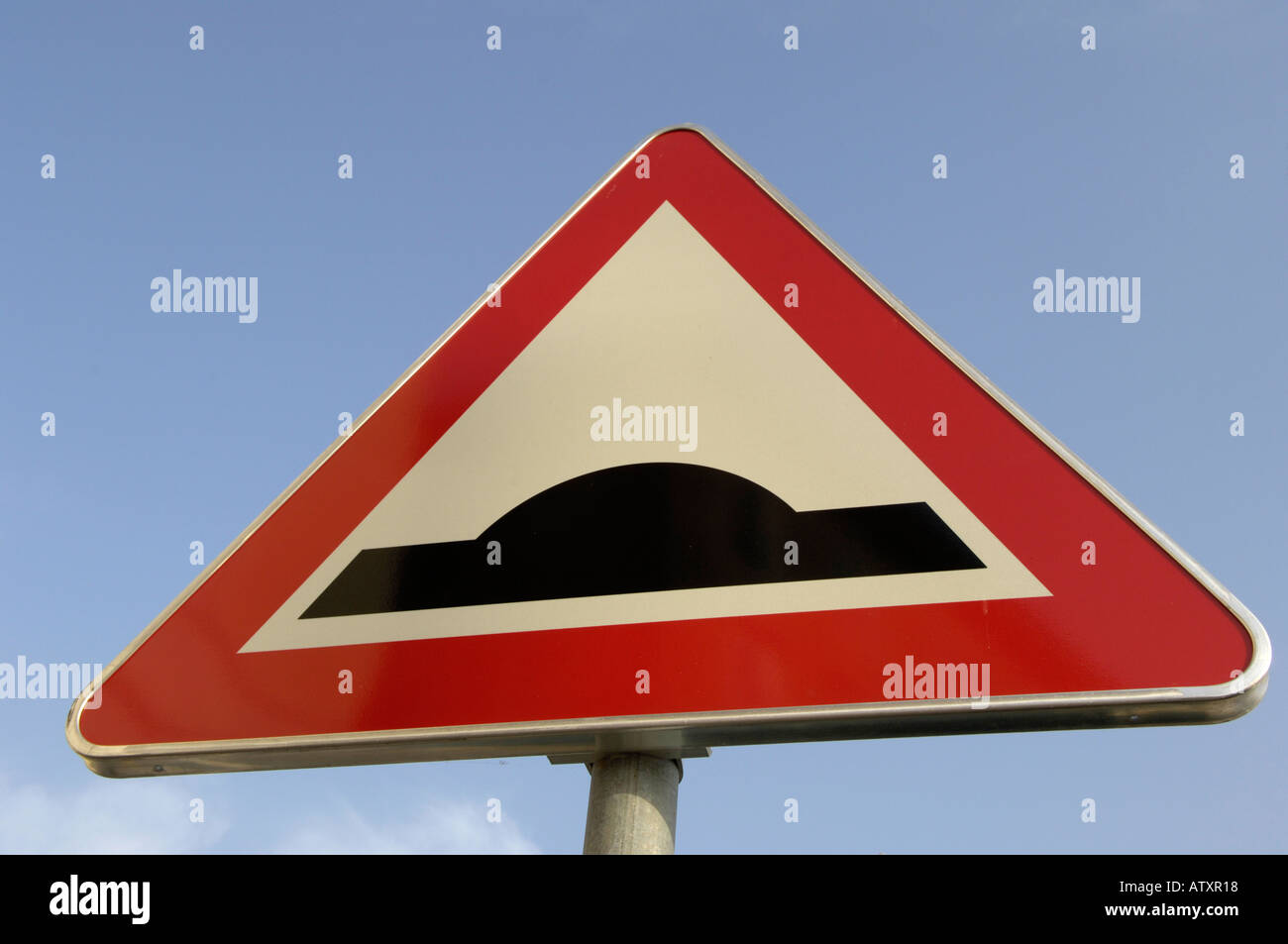 traffic sign, bump Stock Photo - Alamy