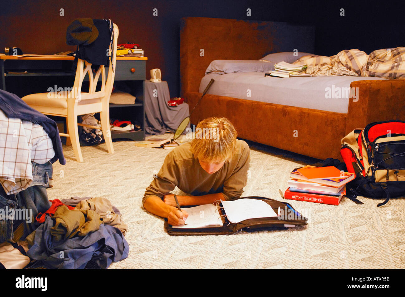 Messy school bedroom hi-res stock photography and images - Alamy