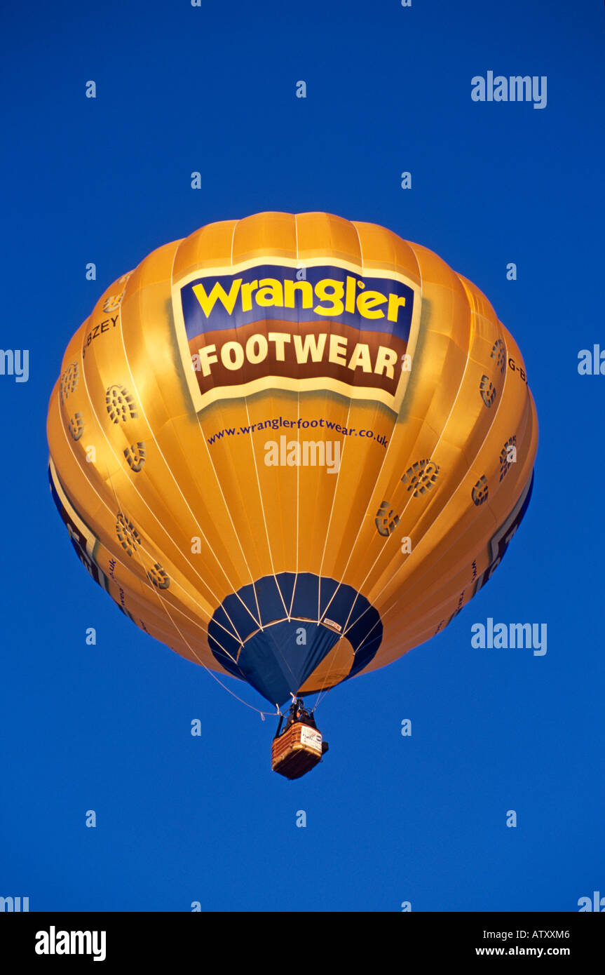 Wrangler Footwear hot air balloon Stock Photo - Alamy
