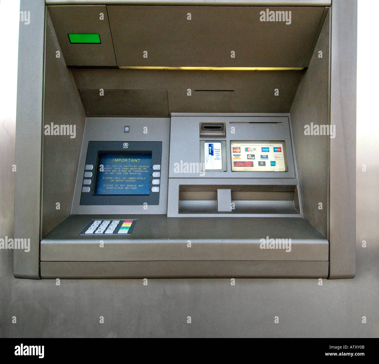 RBS royal bank scotland cash point machine automated automatic money ...