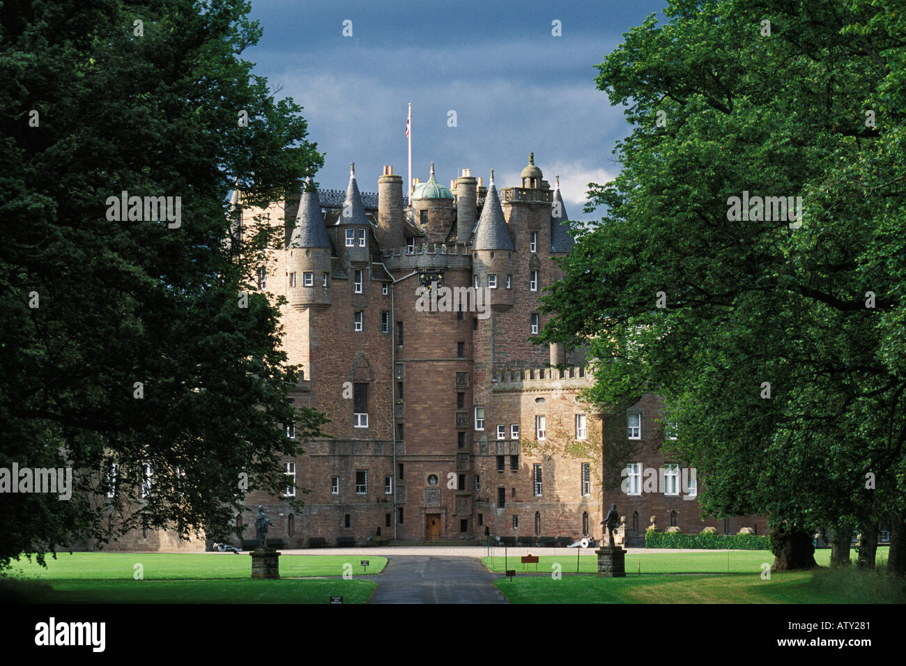 Scotland, Angus, Glamis Castle Stock Photo - Alamy
