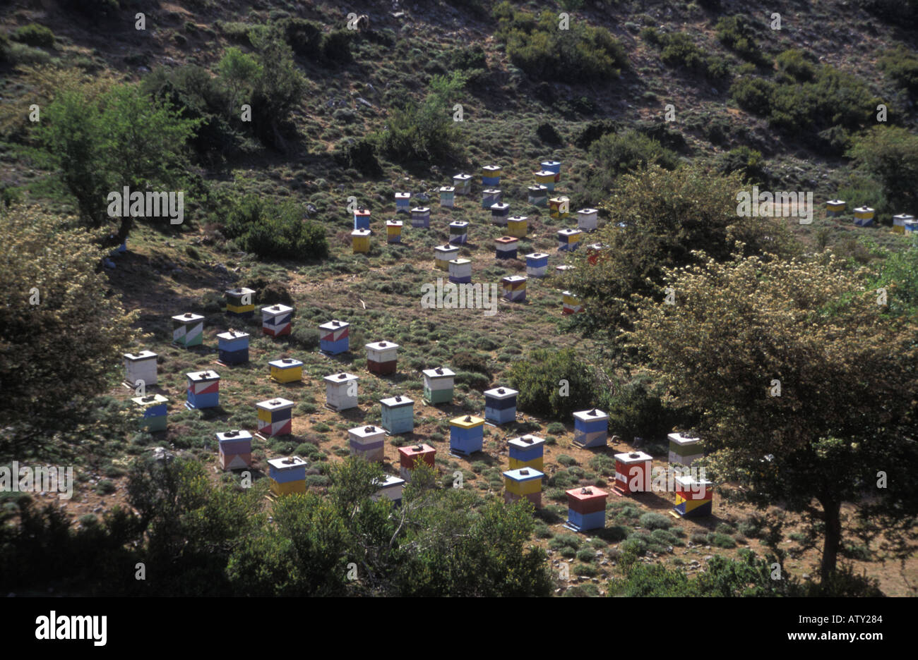 Greek beehives hi-res stock photography and images - Alamy