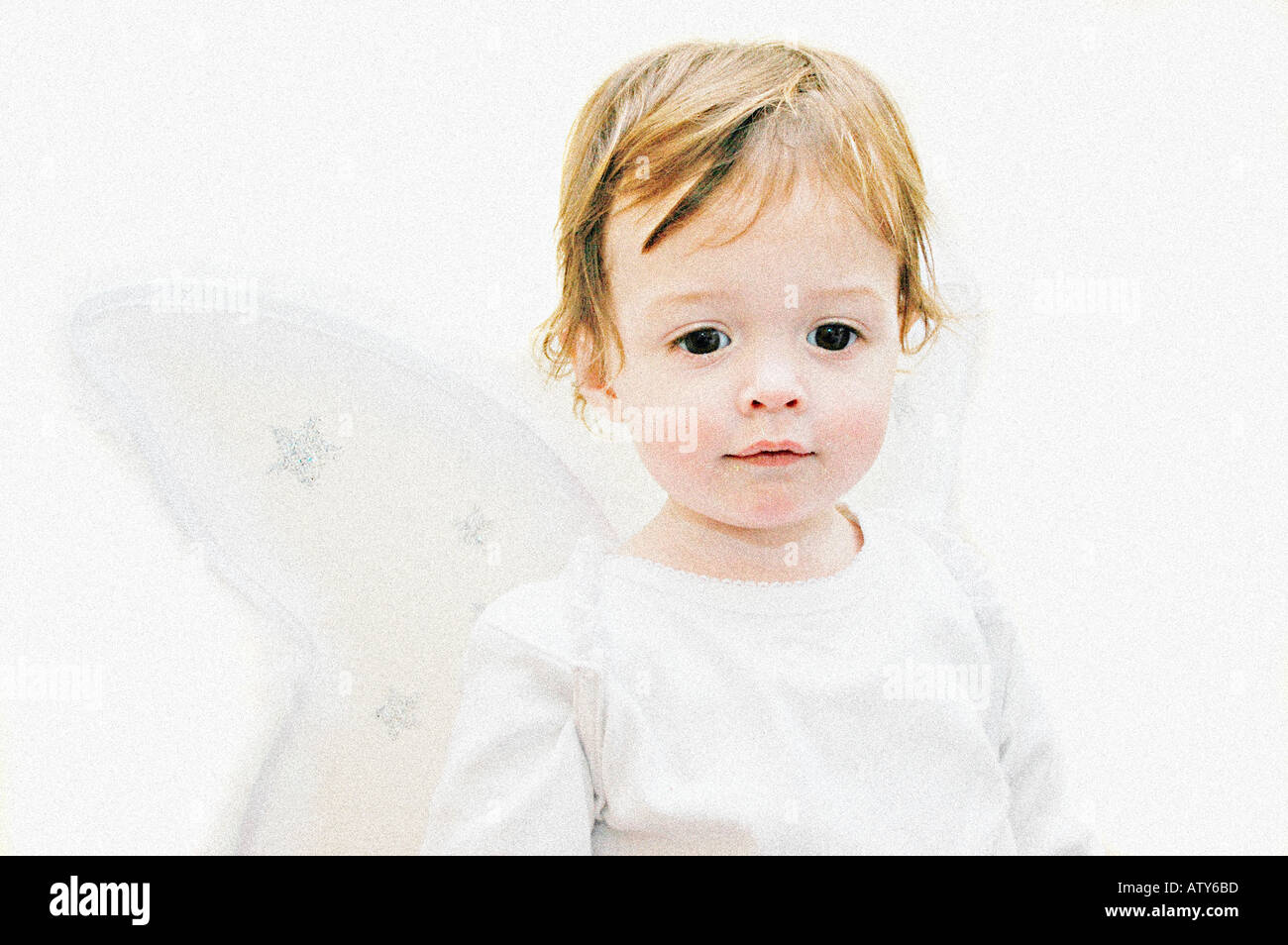 18 month old girl dressed as a fairy Stock Photo - Alamy