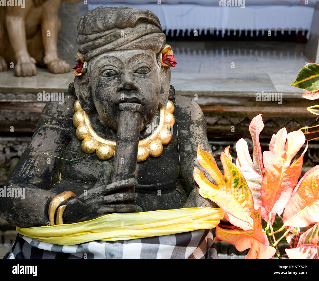 Balinese Stone Hindu Statue Ubud Bali Indonesia Stock Photo - Alamy