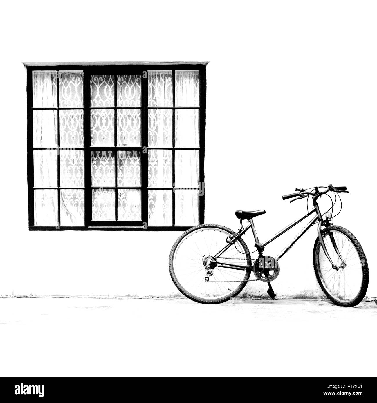 Window and Bicycle Stock Photo - Alamy