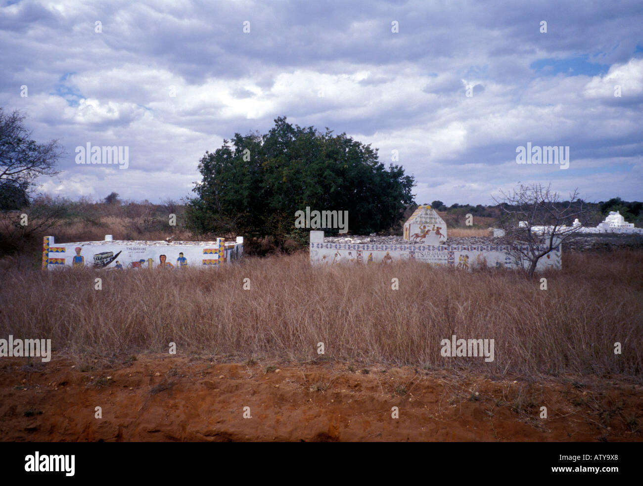 Tombs Madagascar Africa Stock Photo - Alamy