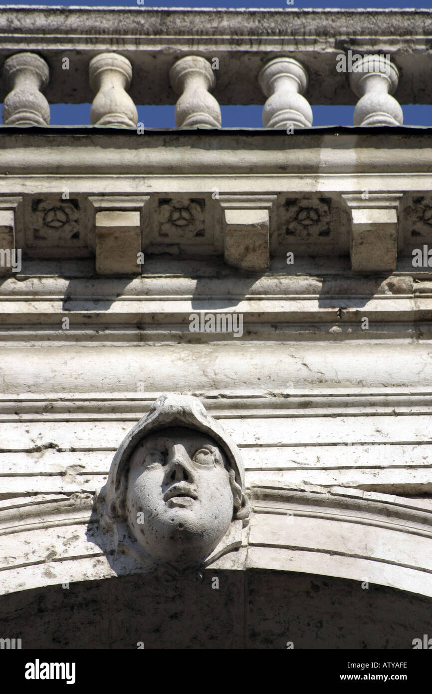 Architectural detail of Andreas Palladios Basilica in the Piazza ...