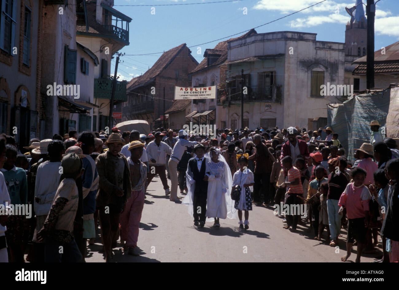 Ambalavao city Madagascar Africa Stock Photo - Alamy