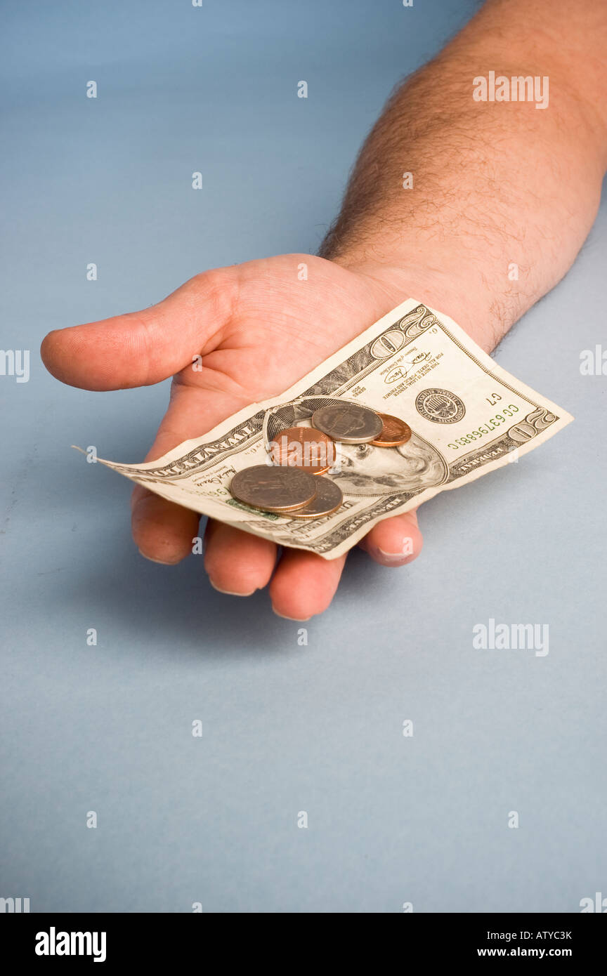Money in Hand Stock Photo - Alamy