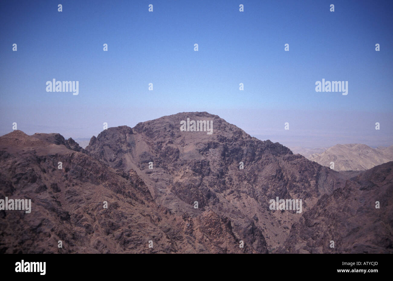 Wadi Araba mountain Petra Jordan Middle East Stock Photo - Alamy