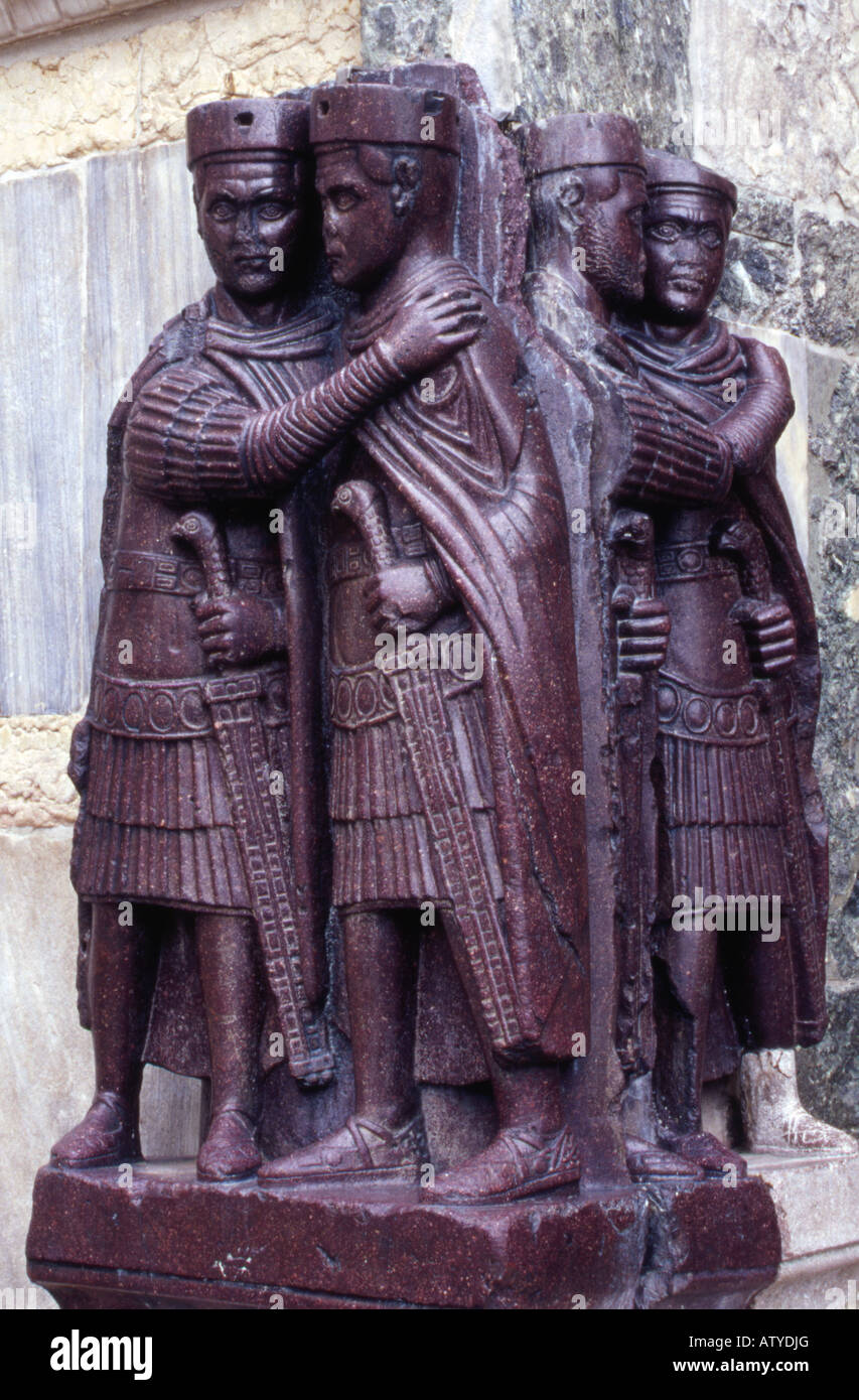 Statues of the tetrarchs hi-res stock photography and images - Alamy