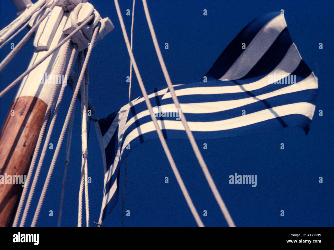 Greek flag Greece Europe Stock Photo - Alamy