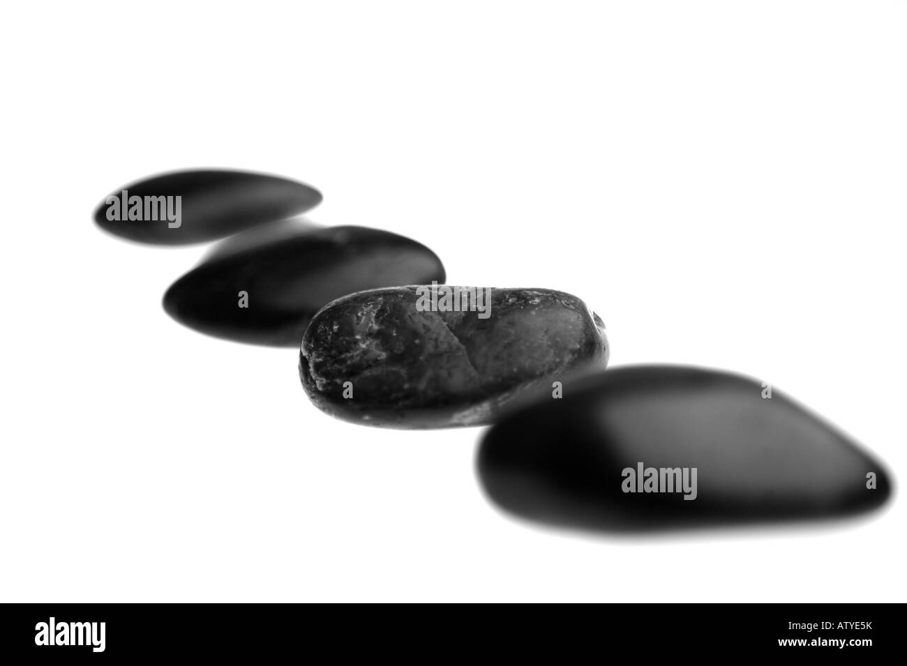 Bed of rocks Cut Out Stock Images & Pictures - Alamy
