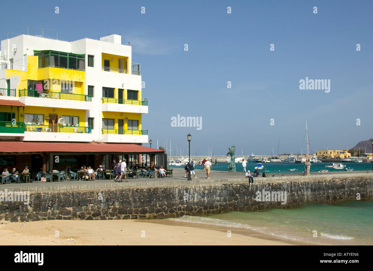Playa la Clavellina Corralejo Stock Photo - Alamy