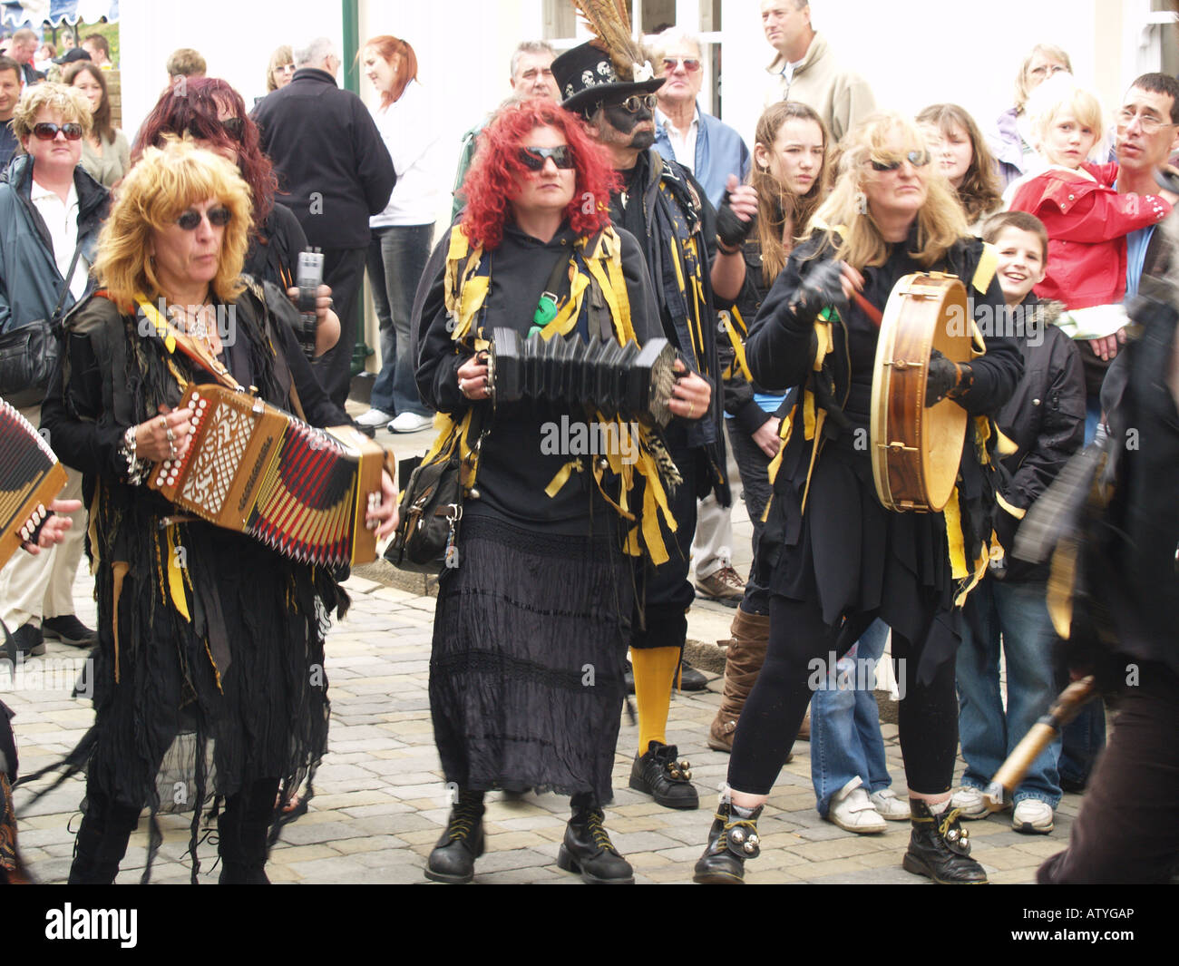 may day annual sweeps festival morris musicians Stock Photo - Alamy