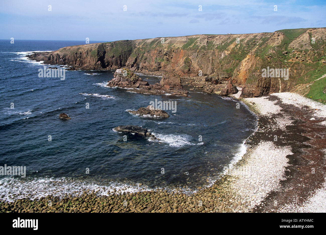 View of a cove Stock Photo - Alamy