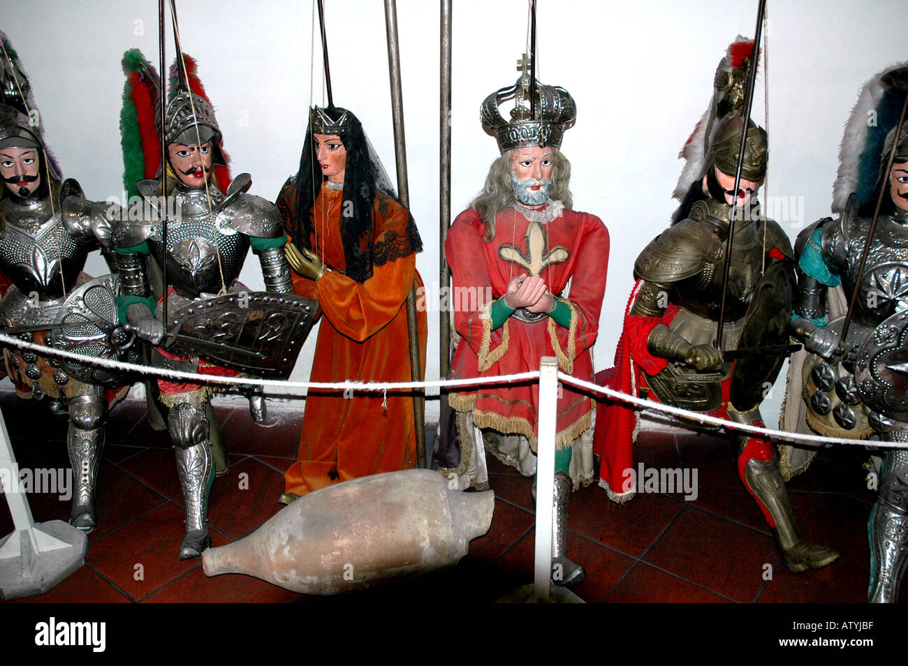 Traditional Puppets in Taormina Sicily Stock Photo - Alamy