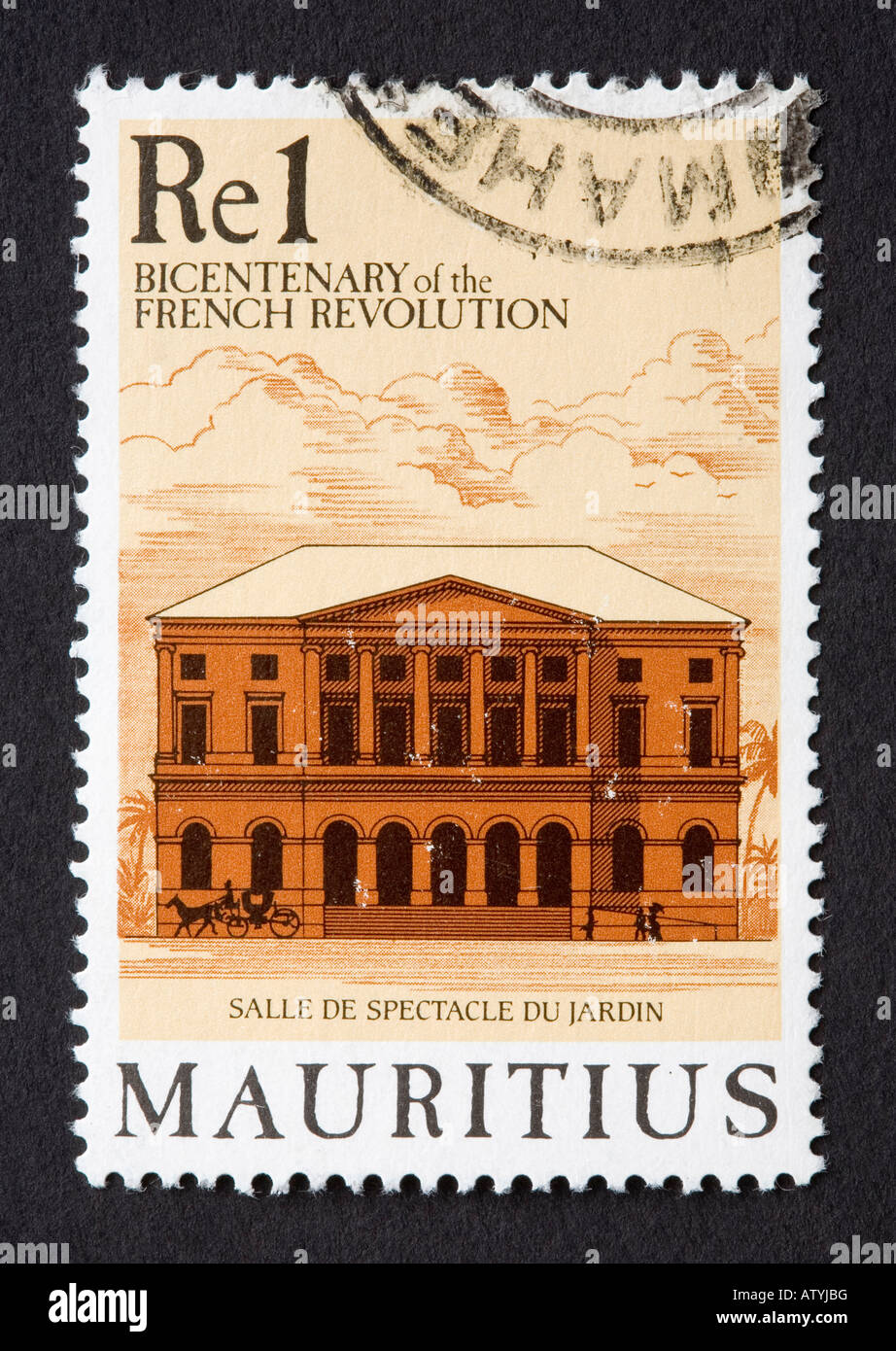 Mauritian postage stamp Stock Photo - Alamy